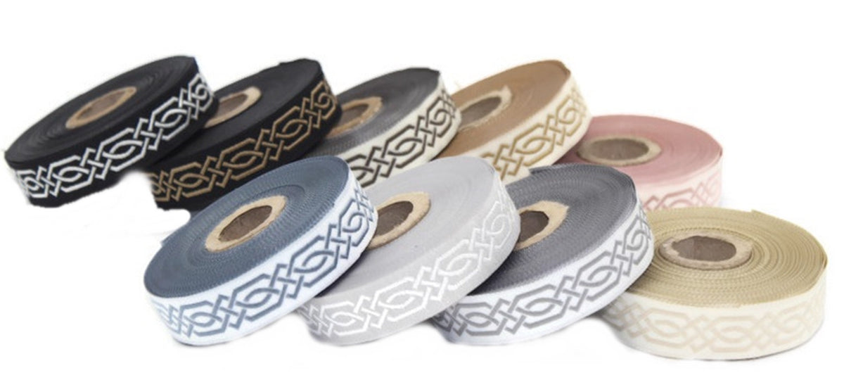 20 mm Celtic Claddagh 0.78 (inch) | Celtic Ribbon | Embroidered Woven ...