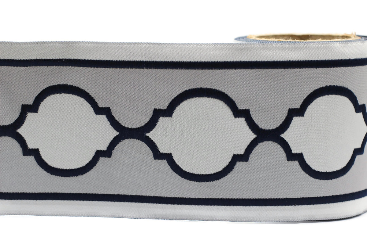 100 mm Geometric Jacquard Trims for your Drapes, Upholstery Fabric, Dr ...