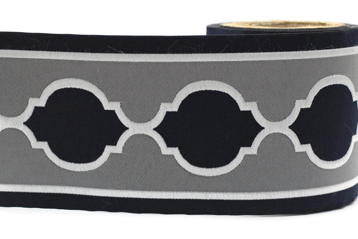 100 mm Geometric Jacquard Trims for your Drapes, Upholstery Fabric, Dr ...