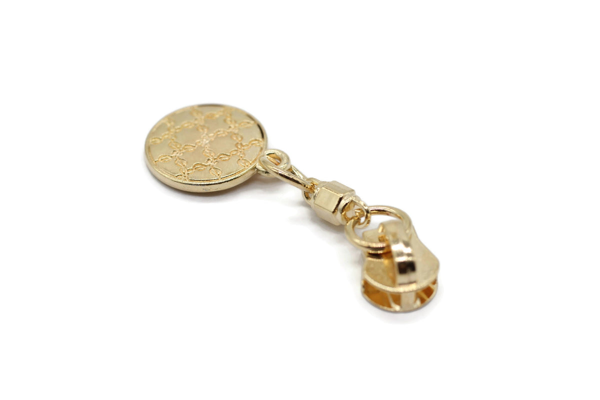 Gold Tone Zipper Pull, 50 mm(2.0 inches) #5 Metal Zipper Pulls, Zipper ...